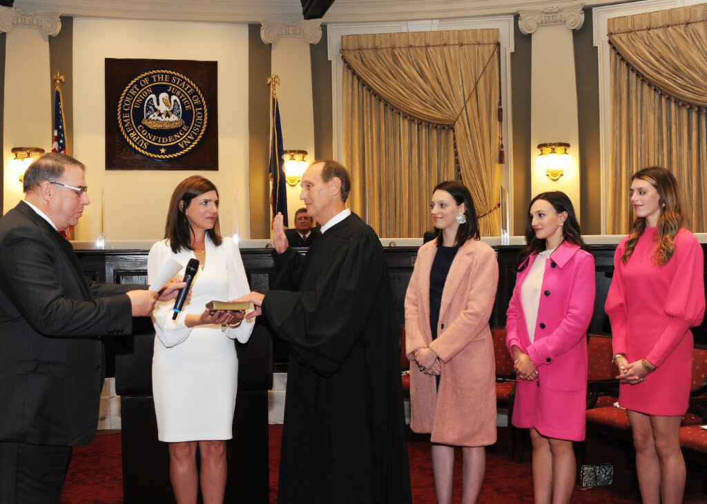 The 26th Louisiana Supreme Court Chief Justice John L. Weimer Takes the ...